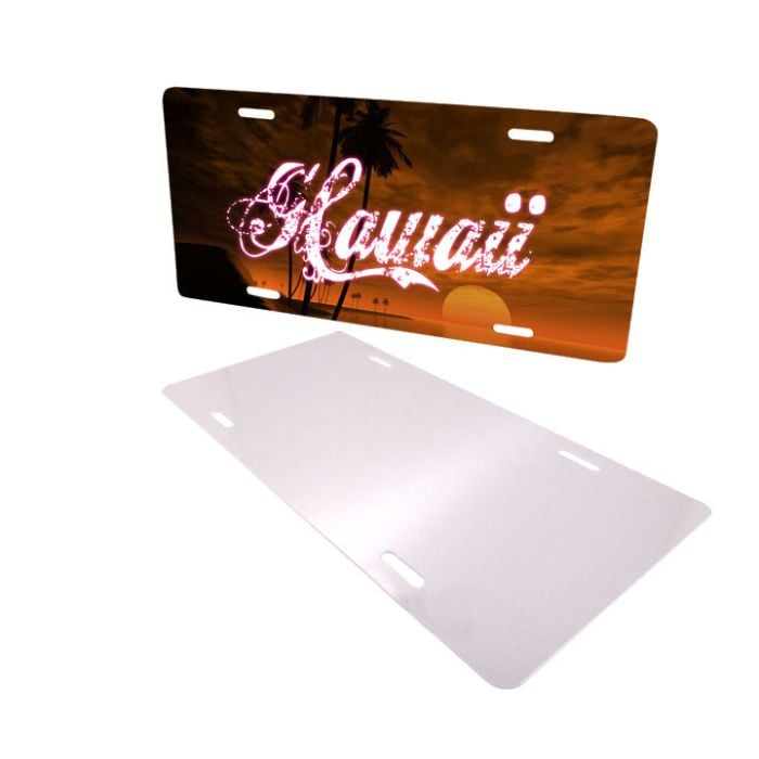 6″ × 12″ Aluminum License Plate Blank | 4 Mounting Slots