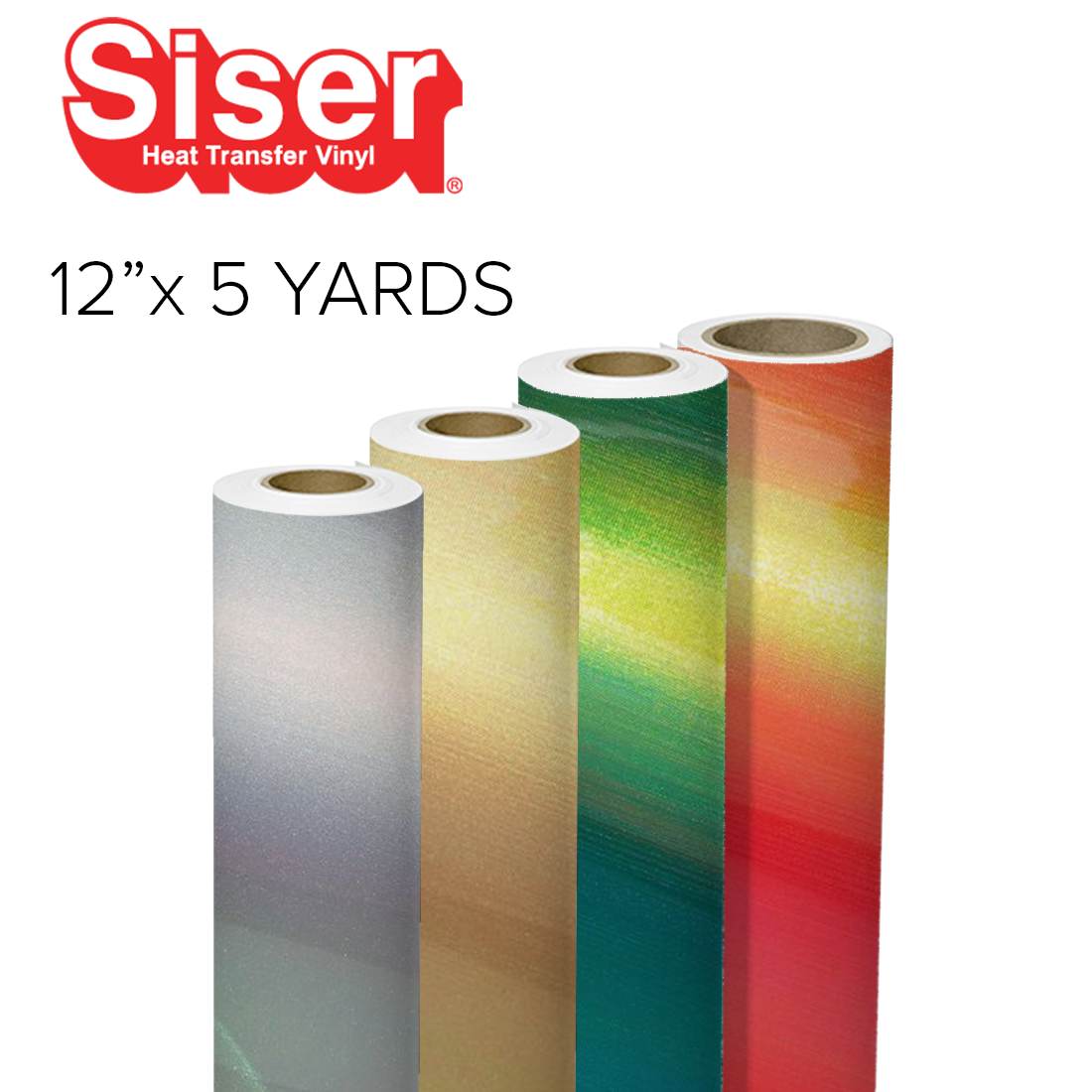 Siser Aurora Heat Transfer Vinyl - 12" x 5 Yards