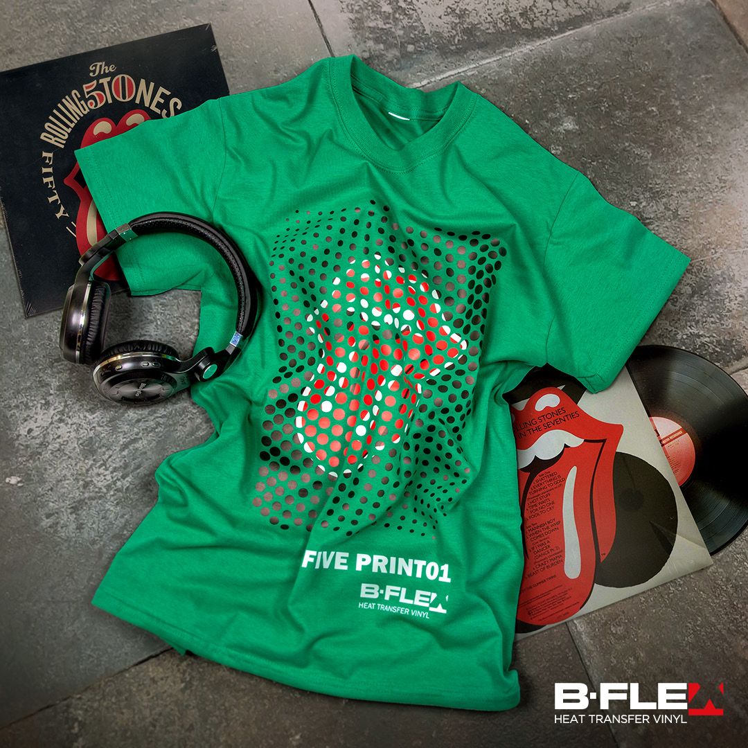 B-Flex FIVE BFPRINT00-01 Semi Gloss Heat Transfer Vinyl | B-Flex America