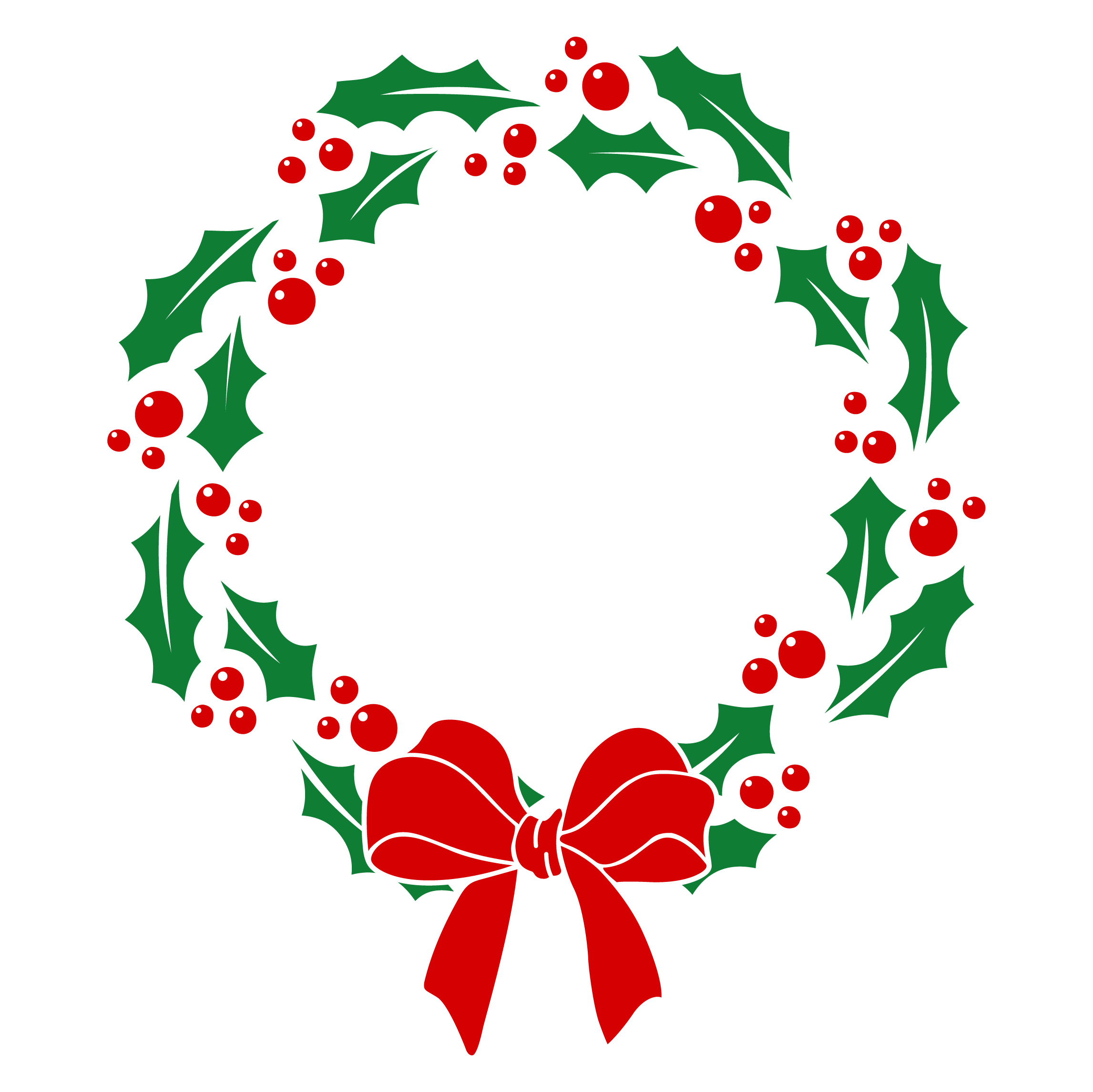 Christmas Wreath Bow