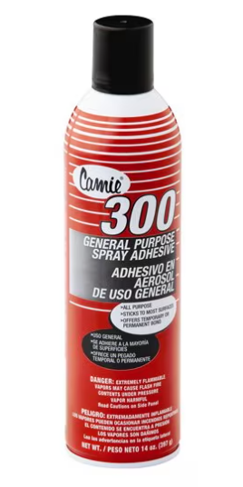 Repositionable Low-Tack Spray Adhesive for Sublimation Applications