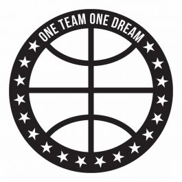 One Team One Dream, Basketball, SVG Design